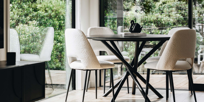Reeves 120 Round Dining Table - Solid Oak | Best Furniture Shop