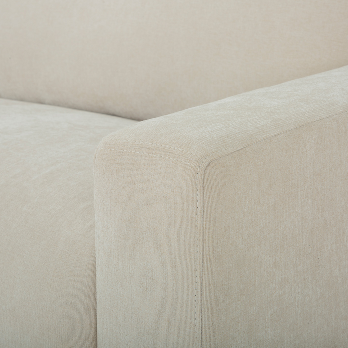 Asha 3 Seater Sofa - Cream | Best Furniture Shop