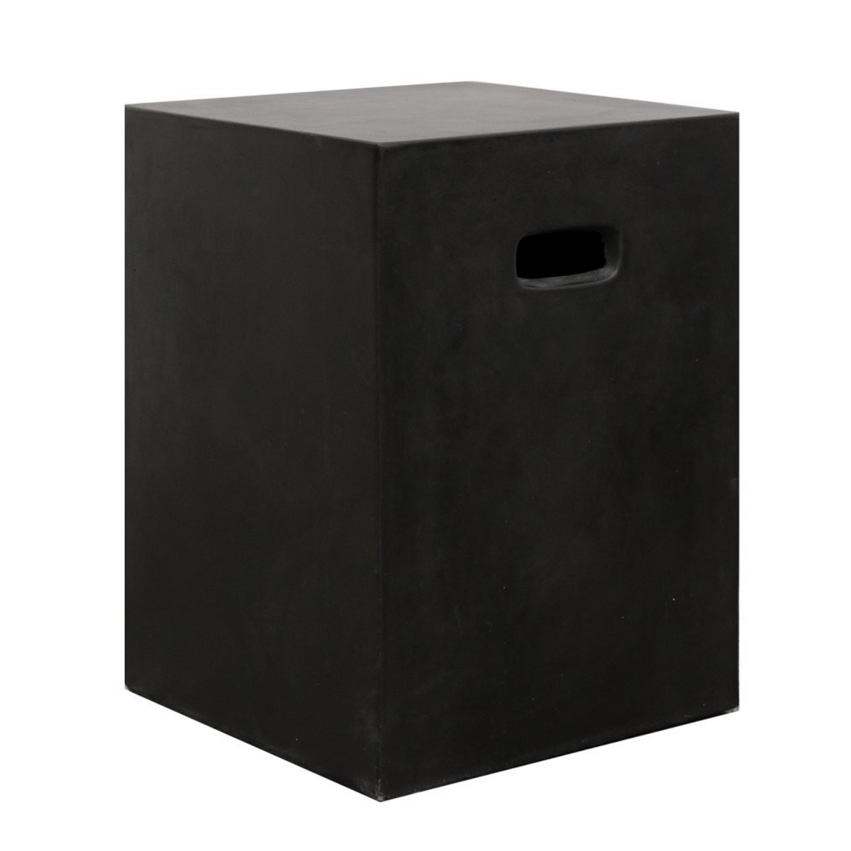Concrete Rectangle Side Table - Black | Best Furniture Shop