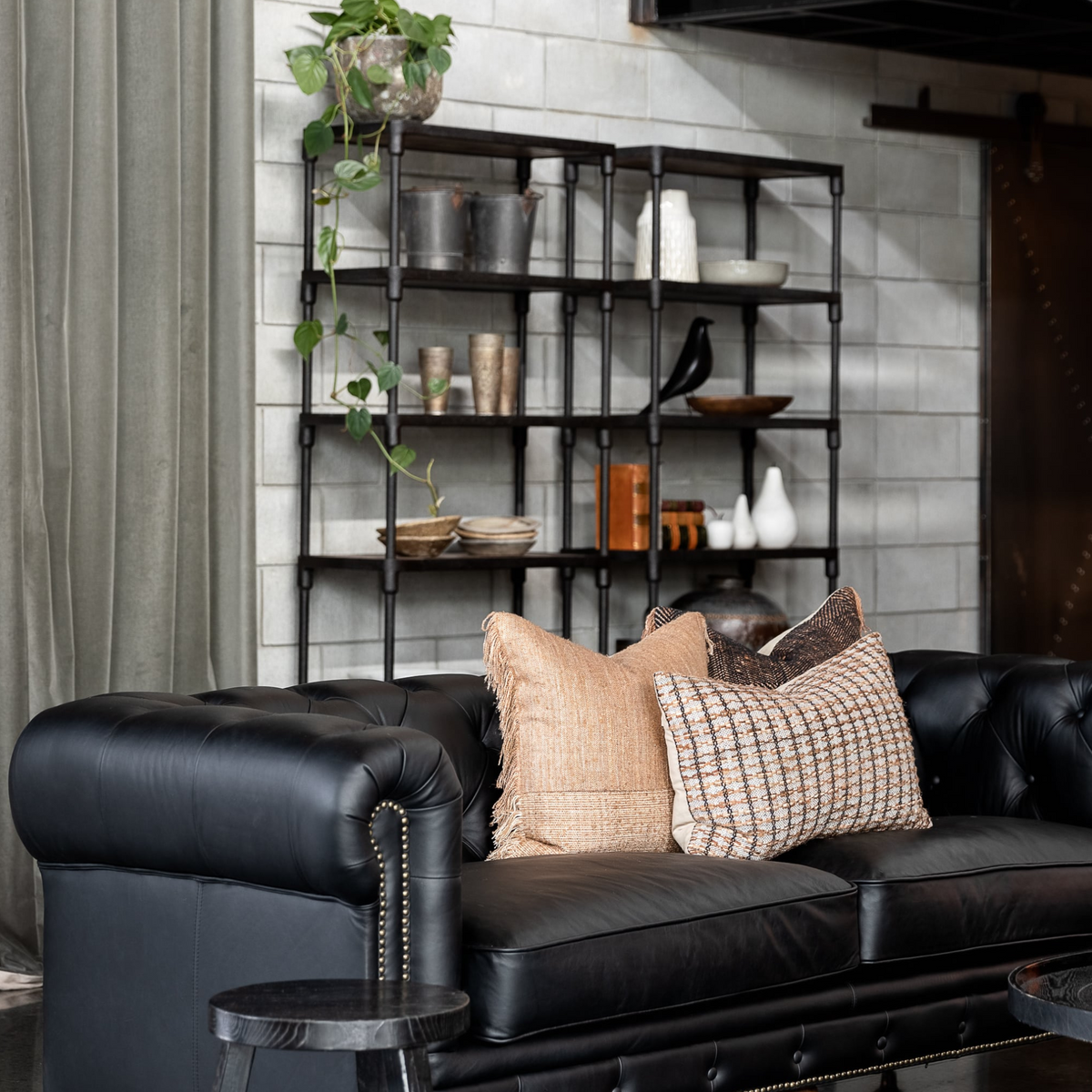 INDUSTRIAL METAL SHELVING UNIT | MEDIUM | The Best Furniture Shop