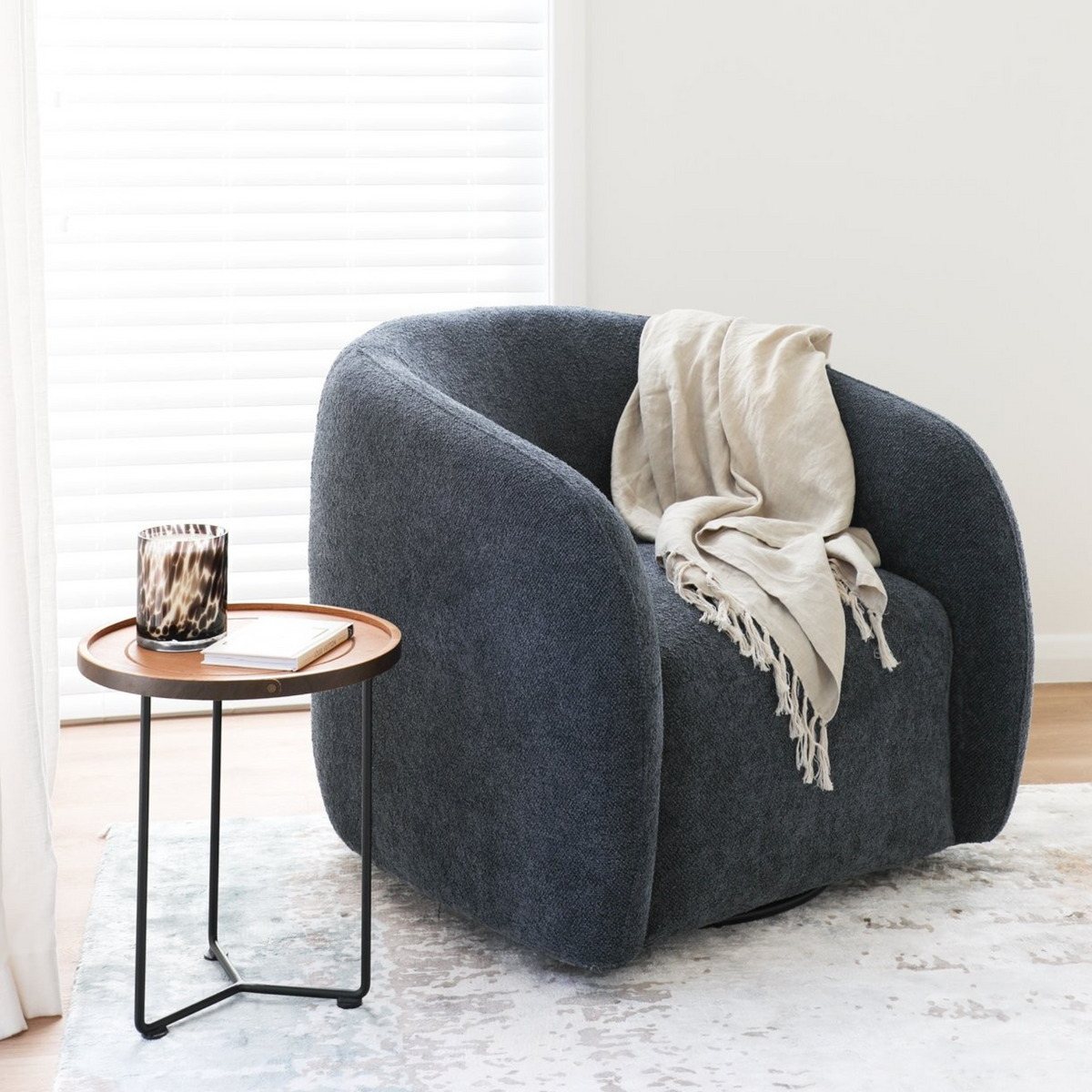 Max Swivel Chair - Steel | Best Furniture Shop