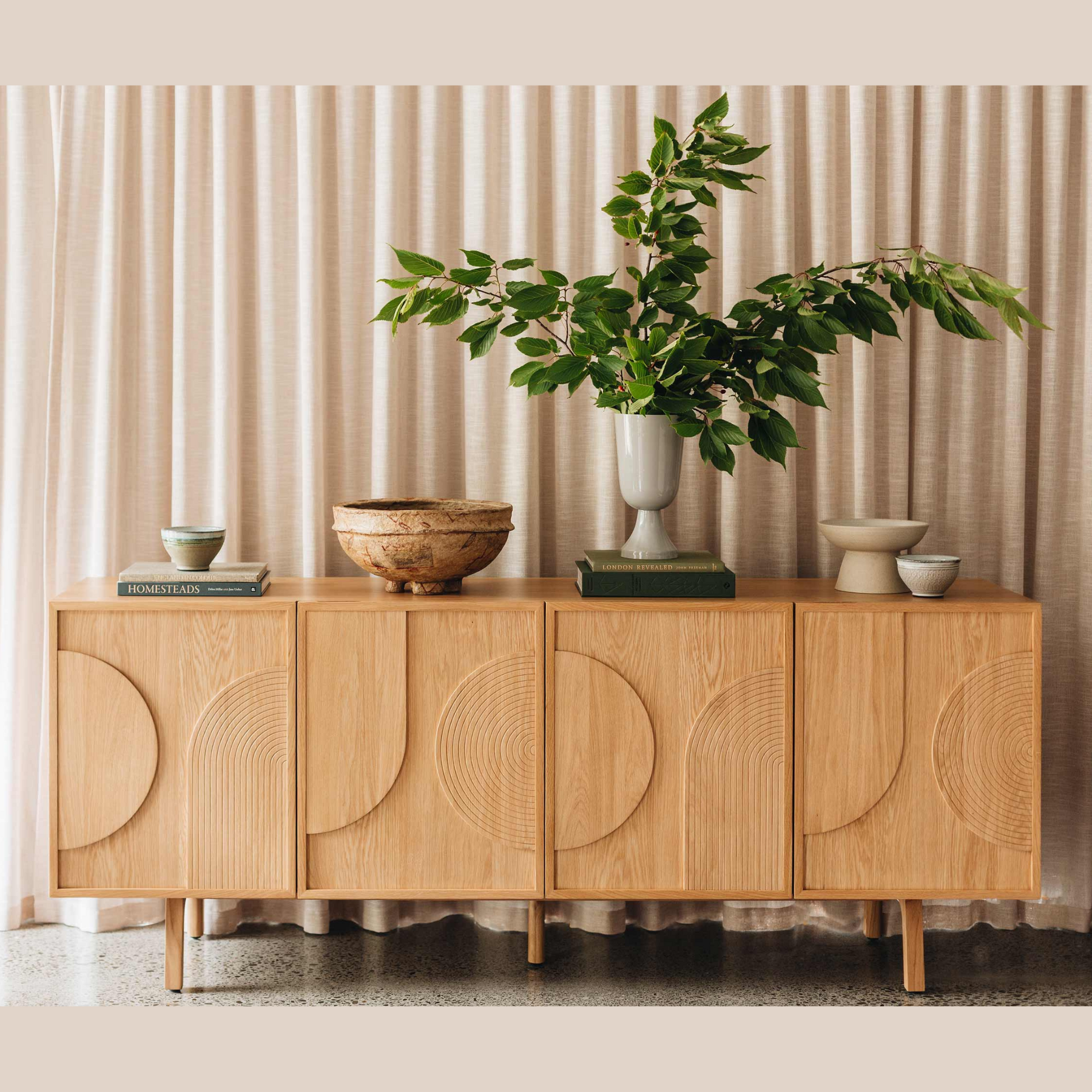 Arc Sideboard | Natural Oak | Best Furniture Shop