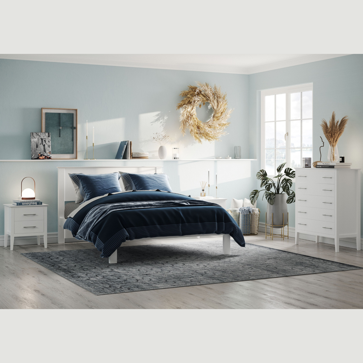 MABEL HEADBOARD | MDF & PINE BEDROOM RANGE | CHOOSE A PAINT COLOUR ...